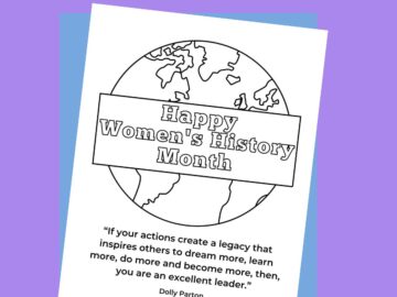 International Women's Day Colouring Pages