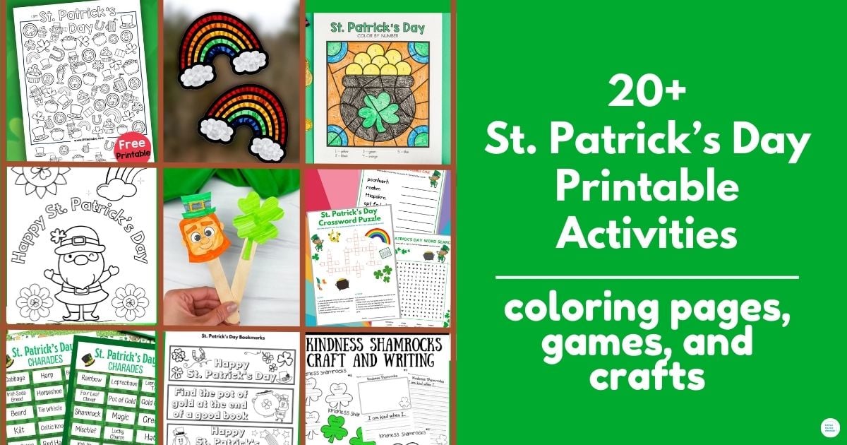 Fun St. Patrick's Day Printables for Kids
