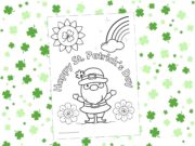 Happy St. Patrick's Day Coloring Pages