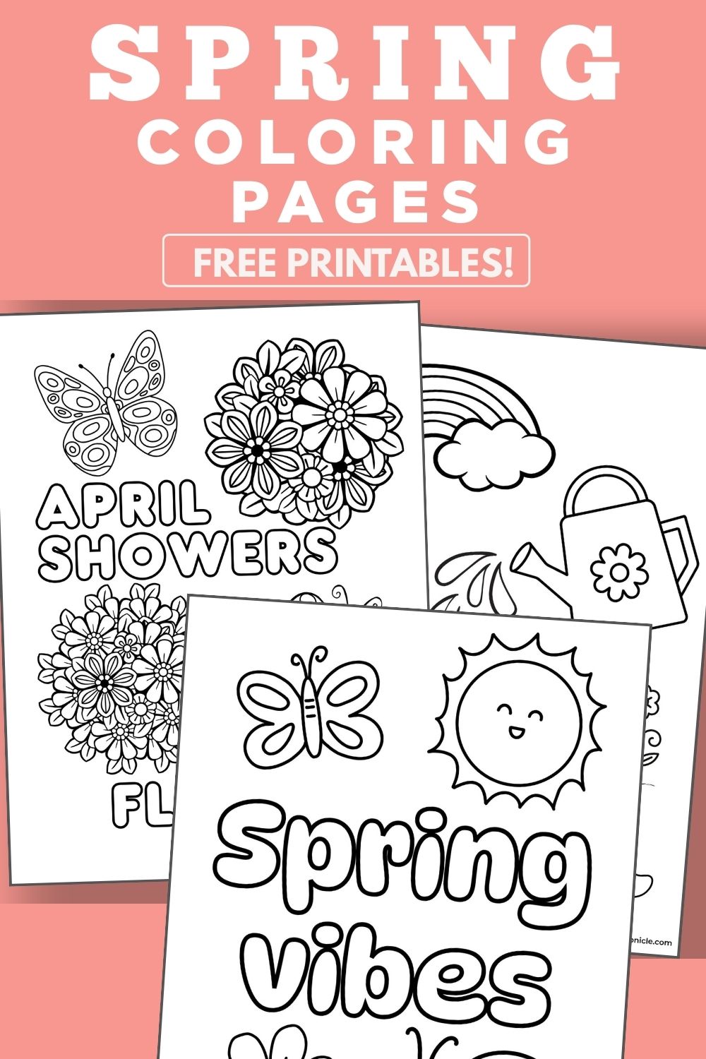 Sweet Springtime Coloring Pages