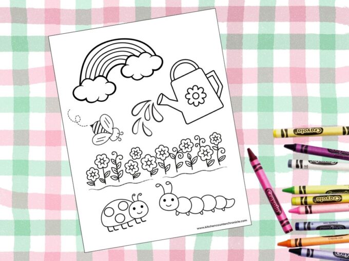 Sweet Springtime Coloring Pages