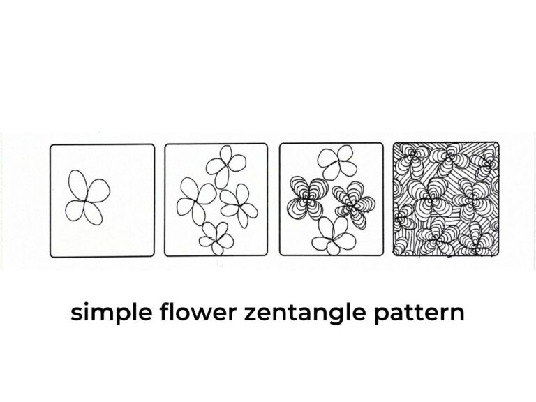 Easy Spring Zentangle Patterns & Templates