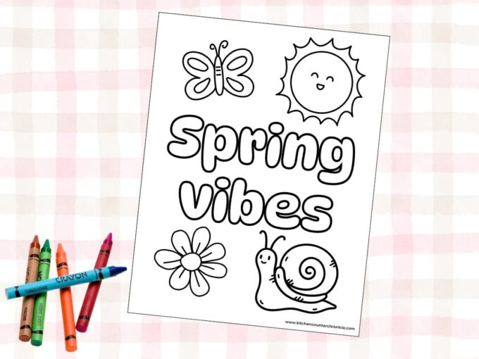 Sweet Springtime Coloring Pages
