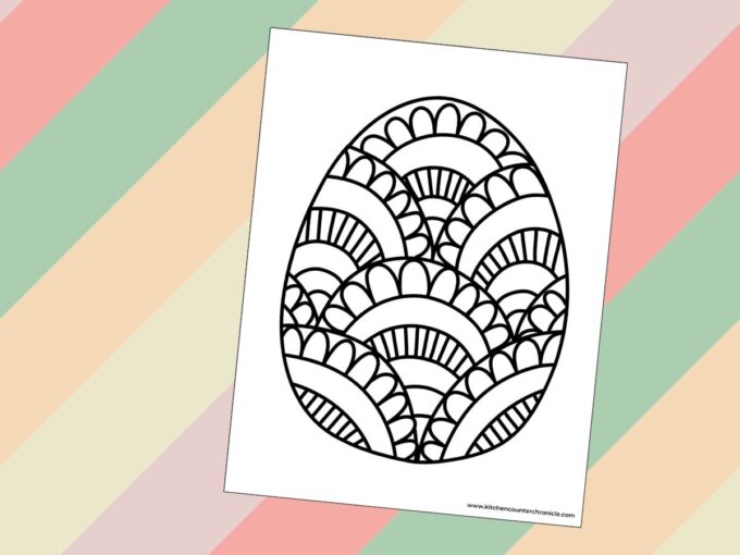Cutest Easter Egg Coloring Pages