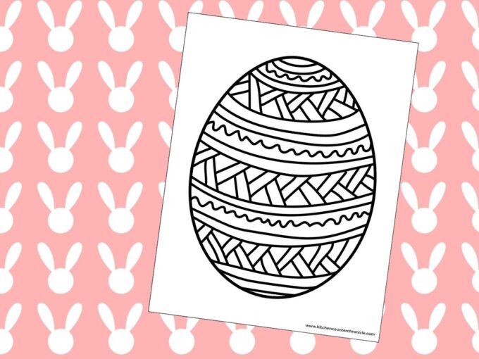 Cutest Easter Egg Coloring Pages