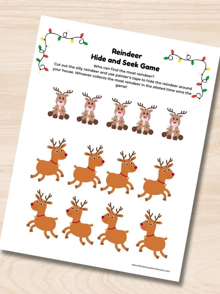 15+ Fun Christmas Reindeer Games to Play