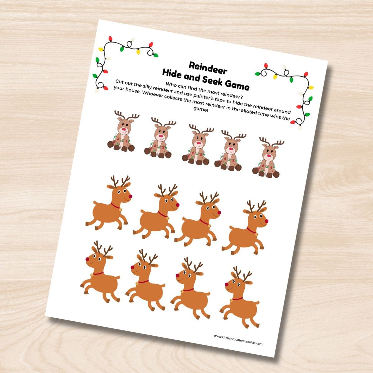 Santa's Reindeer Hide and Seek Game