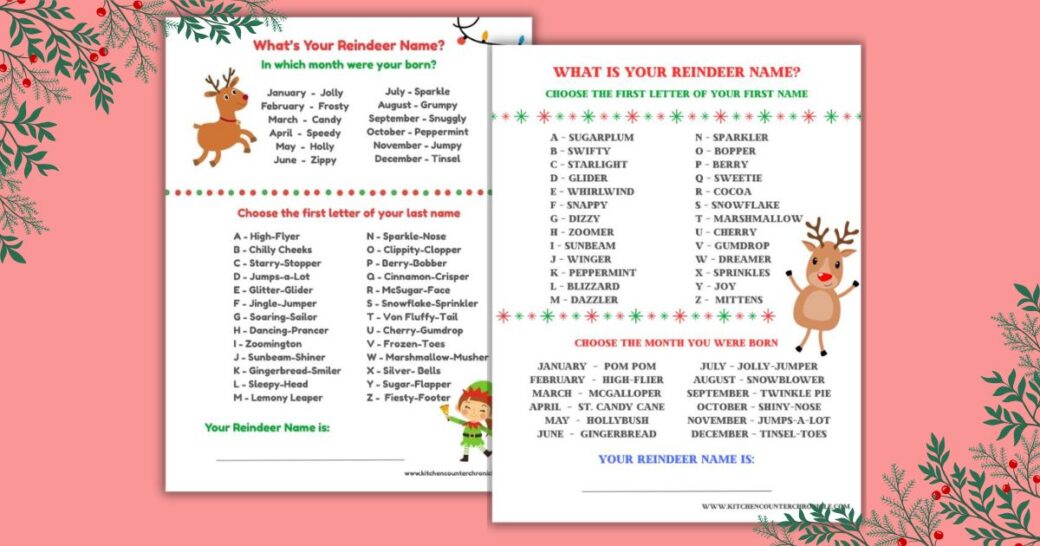 15+ Fun Christmas Reindeer Games to Play