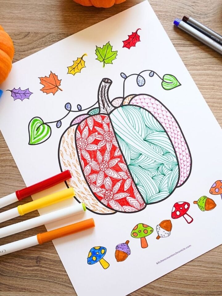 Fall Zentangle Patterns and Fall Zentangle Templates