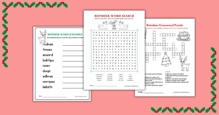 20+ Free Printable Christmas Games for the Whole Family