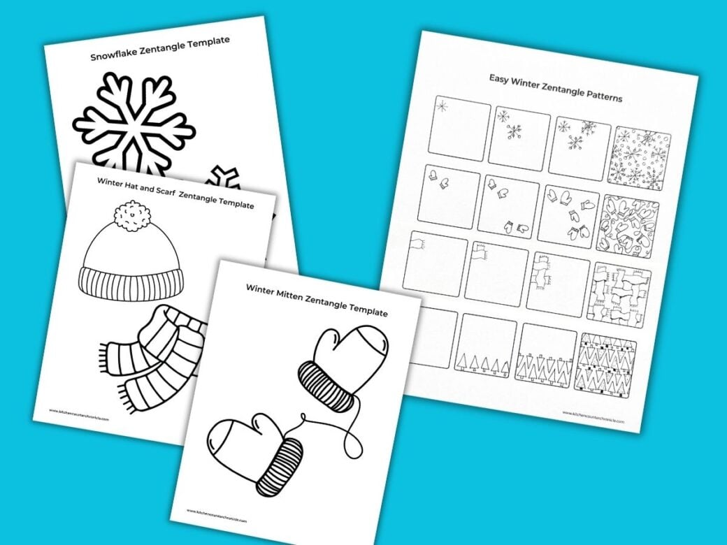 40+ Easy Zentangle Patterns for Beginners and Kids